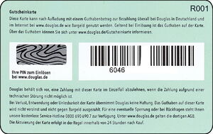 Gift Card: Strip (Douglas, Germany, Federal Republic(Douglas) Col:D-DOU ...