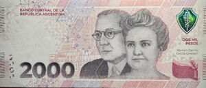 Banknote: 2,000 Pesos (Argentina(2022 "National Heroes and Cultural ...