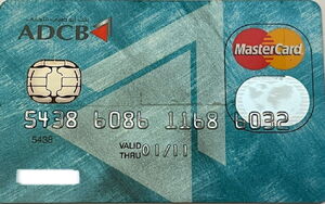 Bank Card: Mastercard (Abu Dhabi Commercial Bank, United Arab ...