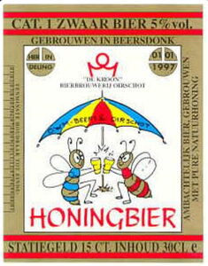 Drink Label: Kroon Honingbier (Bierbrouwerij De Kroon (Oirschot ...