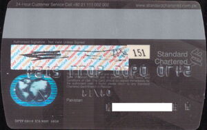 Bank Card: Titanium (Standard Chartered, PakistanCol:PK-MC-0051
