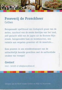 Functional Card: Proeverij de Pronckheer (Advertising and Promotion ...