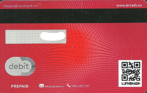 Bank Card: Aircash (Aircash, CroatiaCol:HR-MC-0020