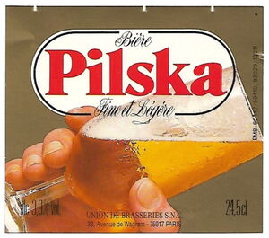 Drink Label: Pilska (Union de Brasseries, FranceCol:FR-BEER-011421