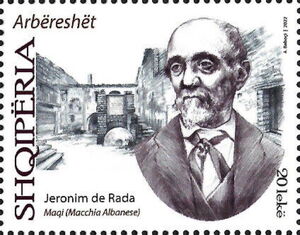 Stamp: Jeronim de Rada (Albania(Personalities of the Arbëreshët ...