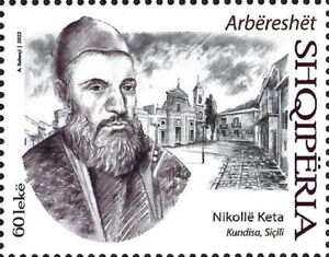 Stamp: Nikollë Keta (Albania(Personalities of the Arbëreshët Community ...