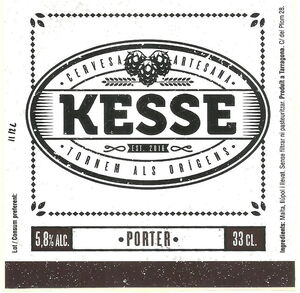 Drink Label: Kesse Poter (Cervesa Artesana Kesse, SpainCol:ES-BEER-004548
