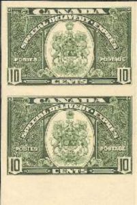 Stamp: Canadian Coat of Arms (Canada(Special Delivery (1938-1939)) Sn ...