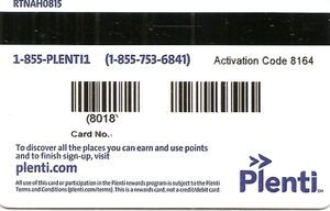 Gift Card: Plenti (Rite Aid, United States of America(Wellness) Col:US ...