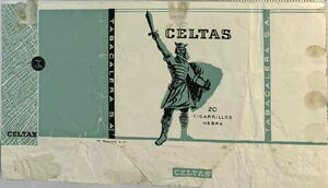 Paquete de Cigarrillos: Celtas (EspañaCol:ES-CT-0274