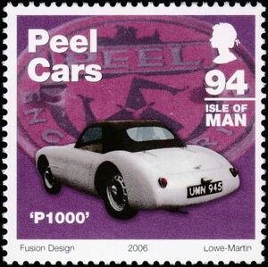 Stamp: P1000 (Isle of Man(Peel Cars) Mi:IM 1312,Sn:IM 1162,Yt:IM 1341 ...