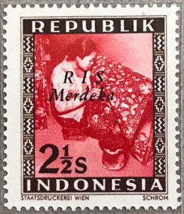 Stamp: Batik Worker (Indonesia(Vienna Printings - RepUblik - RIS ...