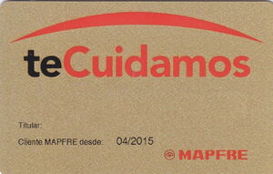 Functional Card: Mapfre - Te cuidamos (Insurance, Spain(Mapfre) Col:ES ...