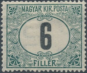 Timbre: Magyar Kir Posta, wmk. 7 upright (Hongrie(Postage Due : 1903 ...