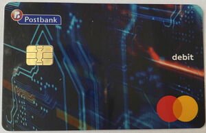 Bank Card: Postbank Mastercard Debit Circuit Board - 10/18/004 ...