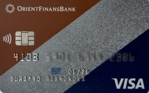 Bank Card: Orient Finans Bank (Orient Finans Bank, UzbekistanCol:UZ-VI-0012