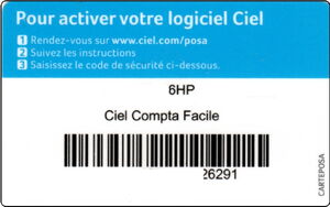 Gift Card: Compta facile (Ciel, France(Ciel) Col:FR-Ciel-006