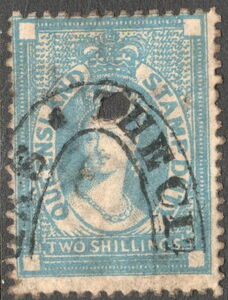 Stamp: Queen Victoria (1819-1901) - Duty Stamp (Queensland(Stamp Duty ...