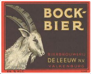 Drink Label: Leeuw Bockbier (Brouwerij De Leeuw, NetherlandsCol:NL-BEER ...