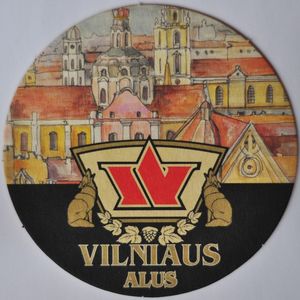 Beer Coaster: Vilniaus alus (Vilniaus alus, LithuaniaCol:LT-000357