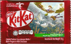 Chocolate Wrapper: Nestle KitKat Wafer Fingers in Milk Chocolate- Taka ...