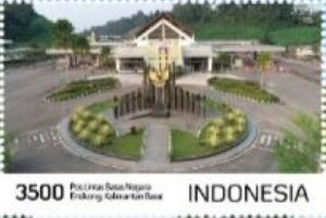 Stamp: Border Post at Entikong, West Kalimantan (Indonesia(Border Posts ...