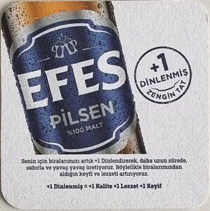 Posavasos de Cerveza: Efes Pilsen (Efes Biracılık ve Malt Sanayii A.S ...