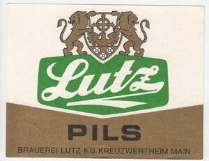 Drink Label: Lutz Pils (Brauerei Lutz, Germany, Federal RepublicCol:DE ...