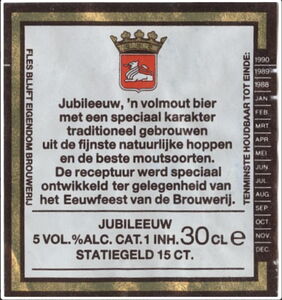 Drink Label: Leeuw 100 Jubileeuw (Brouwerij De Leeuw, NetherlandsCol:NL ...