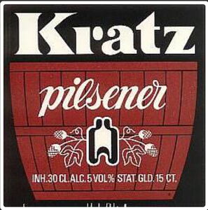 Drink Label: Kratz Pilsener (Brouwerij De Leeuw, NetherlandsCol:NL-BEER ...