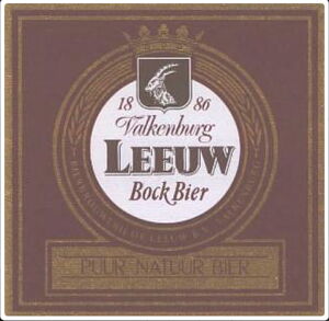 Drink Label: Leeuw Bock Bier (Brouwerij De Leeuw, NetherlandsCol:NL ...