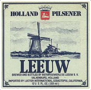 Drink Label: Leeuw Holland Pilsener (Brouwerij De Leeuw, NetherlandsCol ...