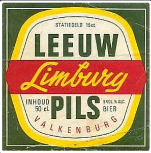 Drink Label: Leeuw Limburg Pils (Brouwerij De Leeuw, NetherlandsCol:NL ...