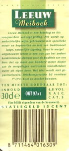 Drink Label: Leeuw Meibock (Brouwerij De Leeuw, NetherlandsCol:NL-BEER ...