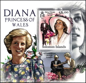Stamp: Diana - Princess of Wales (Solomon Islands(Diana - Princess of ...