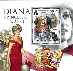Stamp: Diana - Princess of Wales (Solomon Islands(Diana - Princess of ...