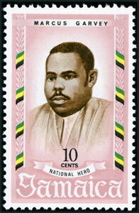 Stamp: Marcus M. Garvey (Jamaica(National Heroes) Mi:JM 302,Sn:JM 300 ...