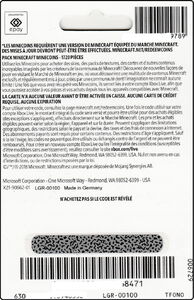 Gift Card: Minecraft Minecoins 1720 (Microsoft, France(Minecraft) Col ...