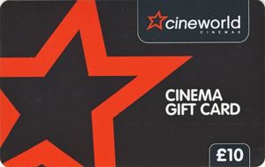 Gift Card: Red star (Cineworld, United Kingdom of Great Britain ...
