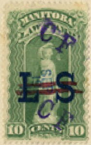 Stamp: Allegory of Justice (Manitoba: Revenue Stamps(Consolidated Fund ...