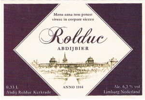 Drink Label: Rolduc Abdijbier (Stichting Brouwgilde Abdij Rolduc ...