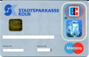 Bank Card: Stadtsparkasse Koln 09/98 (Stadtsparkasse EK Koln, Germany ...