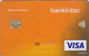 Bank Card: Bankinter-Banca Personal (Bankinter, SpainCol:ES-VI-0976