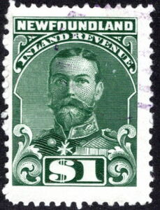 Stamp: King George V (1865-1936) (Newfoundland: Revenue Stamps(Inland ...