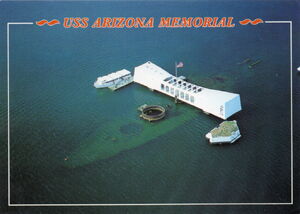 Postcard: USS Arizona Memorial (United States of America(_Islands; Oahu ...