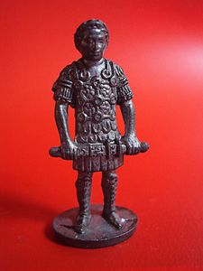 Meal Toy: Legat / iron (Kinder Surprise, Italy(Kinder - Roman Soldiers ...