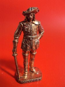 Meal Toy: Moschettiere-3- / copper (Kinder Surprise, Italy(Kinder ...