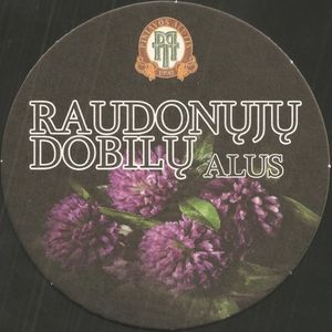 Beer Coaster: Raudonuju Dobilu Alus (Piniavos Alutis, LithuaniaCol:LT ...