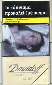 Paquete de Cigarrillos: Davidoff Gold 2021-2022 (Grecia(Davidoff Gold ...