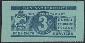 Stamp: Numeral and Coat of Arms of Prince Edward Island (Prince Edward ...